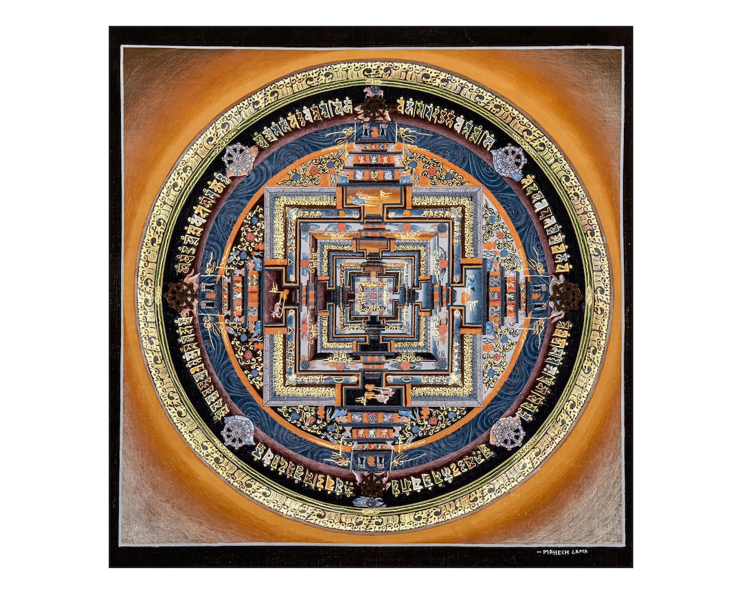 Kalachakra Mandala: the Wheel of Time and Cosmic Order | Hand-made ...