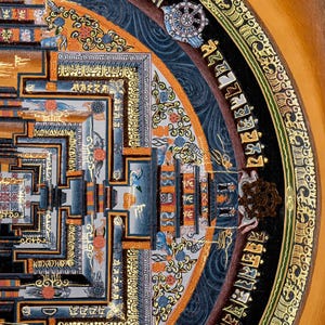 Kalachakra Mandala: the Wheel of Time and Cosmic Order | Hand-made ...