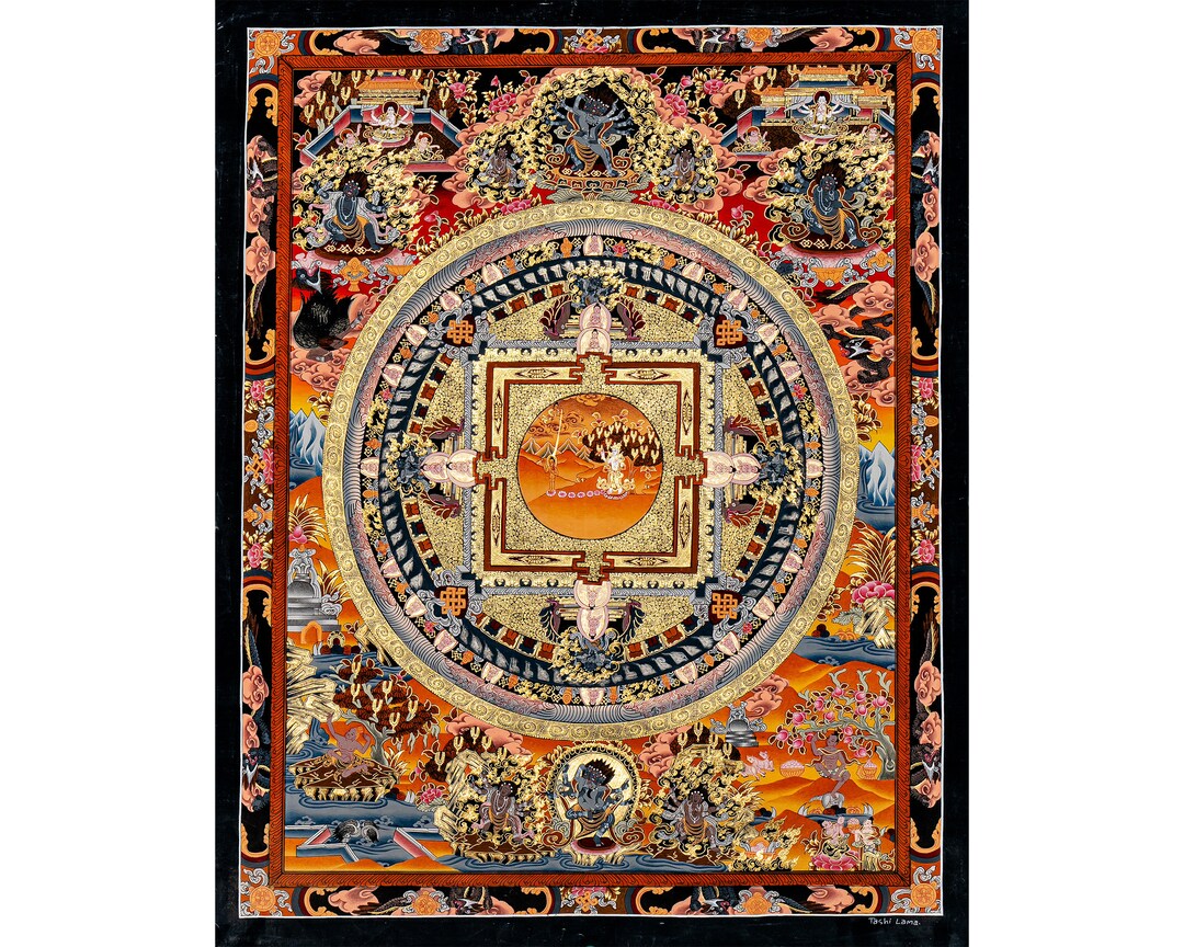 Universal Mandala Thangka for Enlightenment: Timeless Symbolism for ...