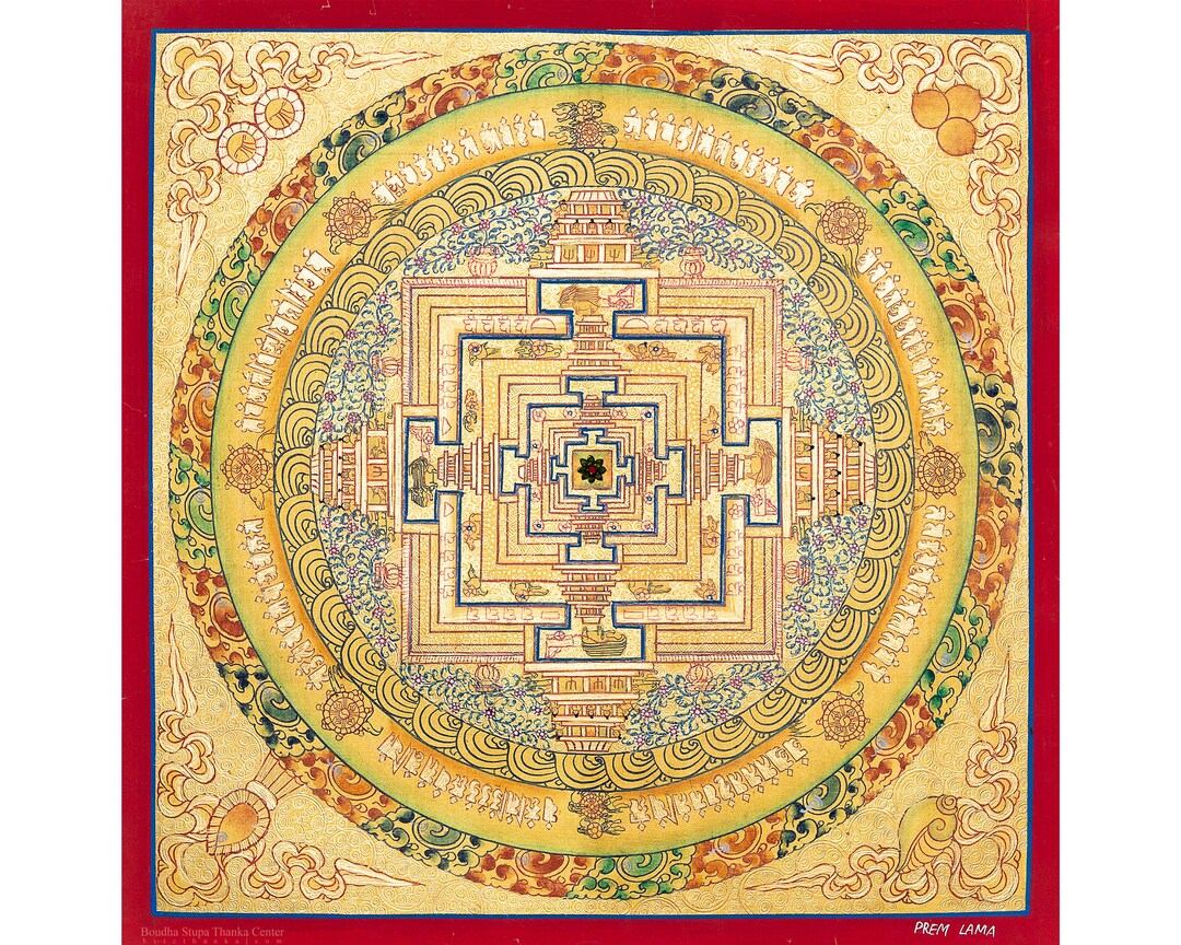 Kalachakra Mandala: A Sacred Wheel of Time and Enlightenment | Hand ...