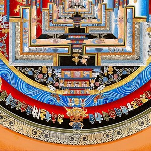 Wheel of Time Mandala: Kalachakra for Mindful Living | Authentic | Hand ...