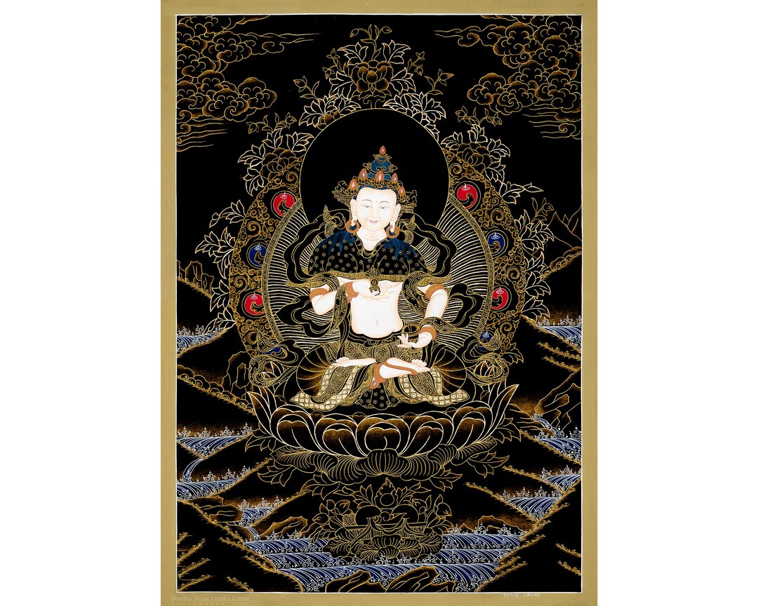 Tibetan Dorje Sempa Thangka | Hand-painted Art for Enlightenment and ...