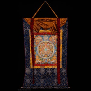 Universal Mandala Thangka for Spiritual Insight, Tibetan Buddhist ...