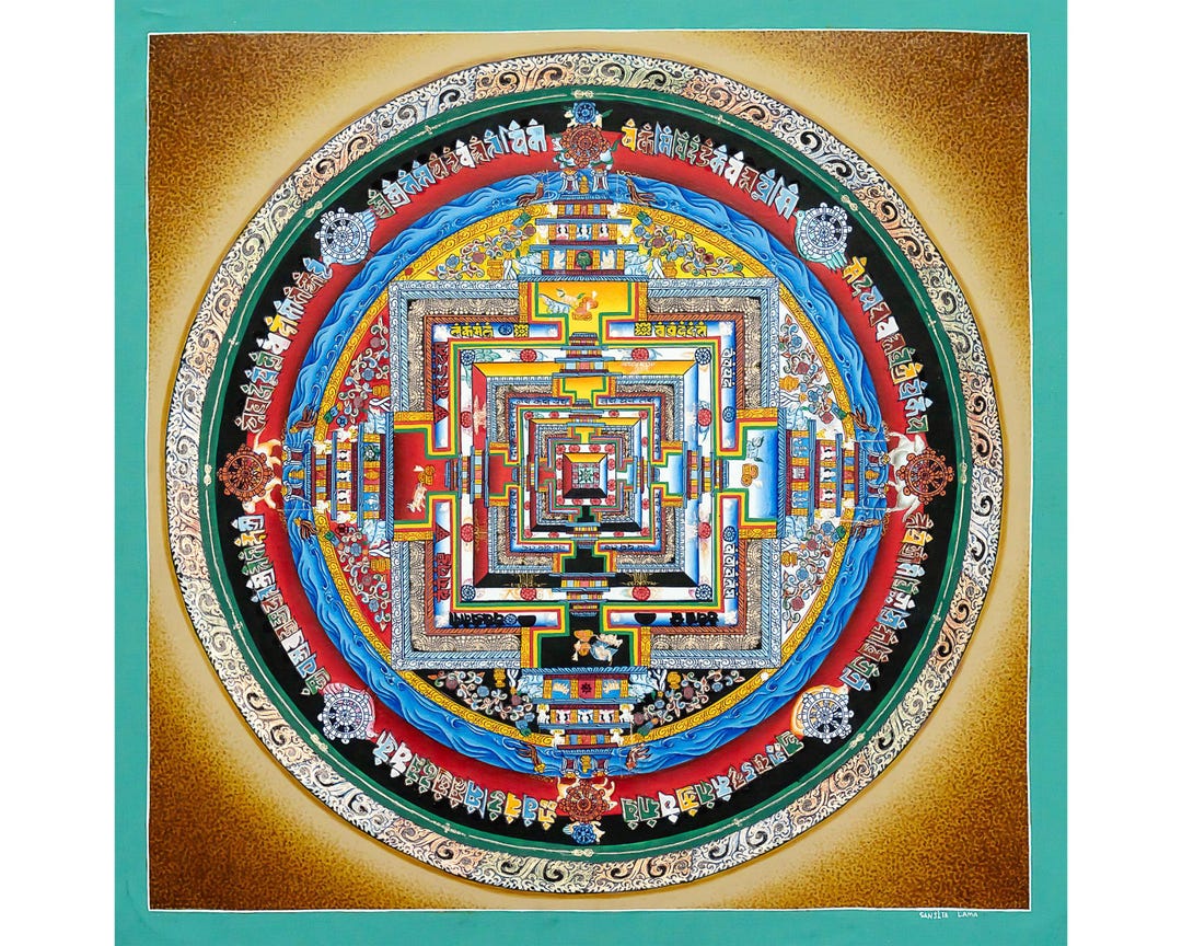 Kalachakra Mandala – Sacred Wheel of Time and Enlightenment | Original ...