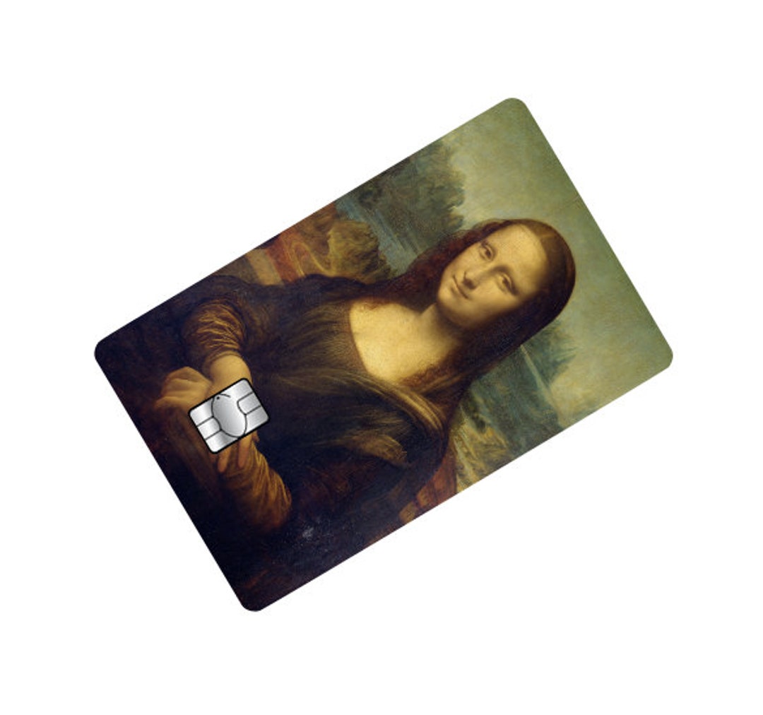 Credit Card Skin Funny Mona Lisa Custom Debit Card Cover Sticker Gift ...