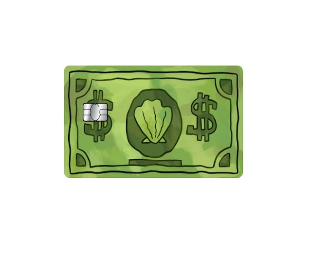 Spongebob Squarepants Mr. Krabs' First Dollar Painted Replica - Etsy