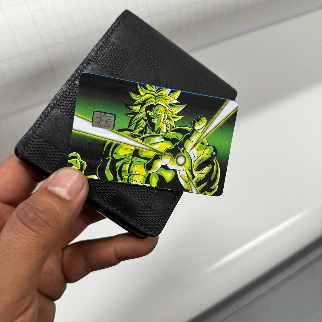 Broly SSJ Cool Cute Funny Anime Credit Card Skin Wrap Sticker Decal ...