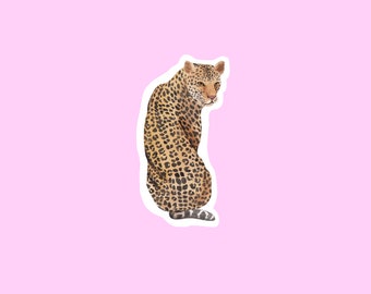 Cheetah, Cheetah Sticker, Cheetah Vinyl, Happy Cheetah, Cute Cheetah ...