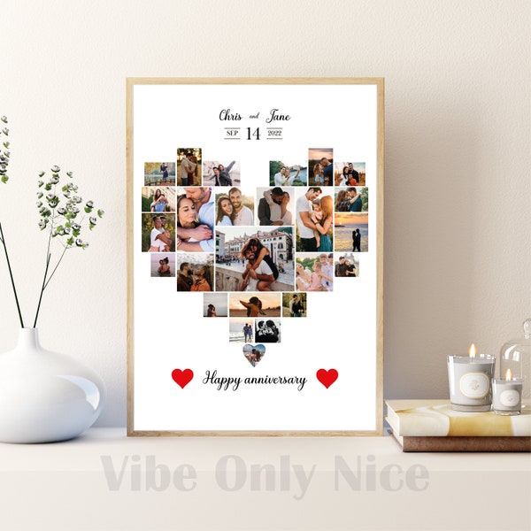 Heart Collage - Etsy