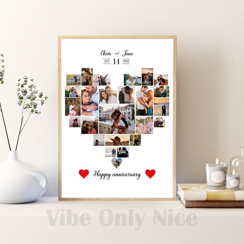 Heart Collage - Etsy