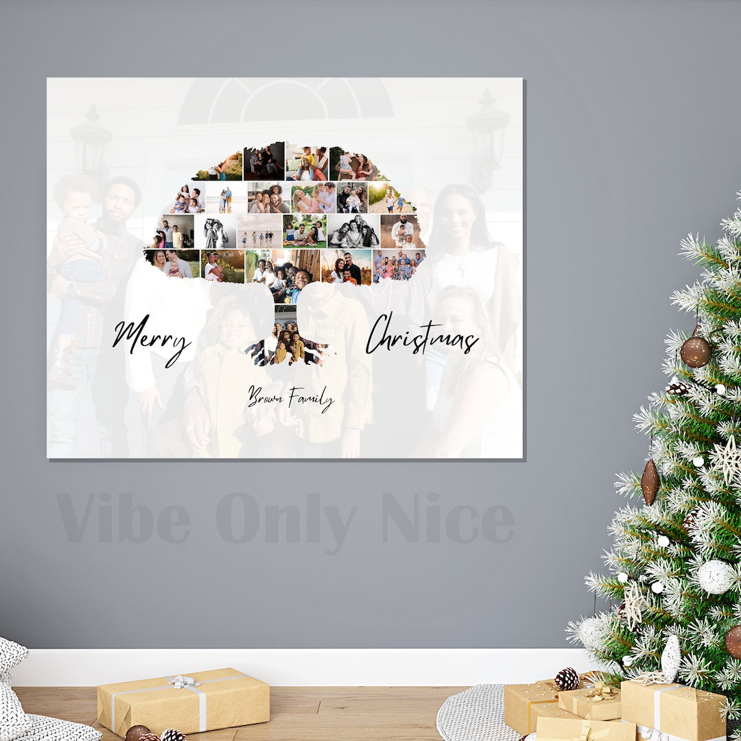 Printable Custom Family Tree Collage. Canva Frame Templete. Easy Use ...