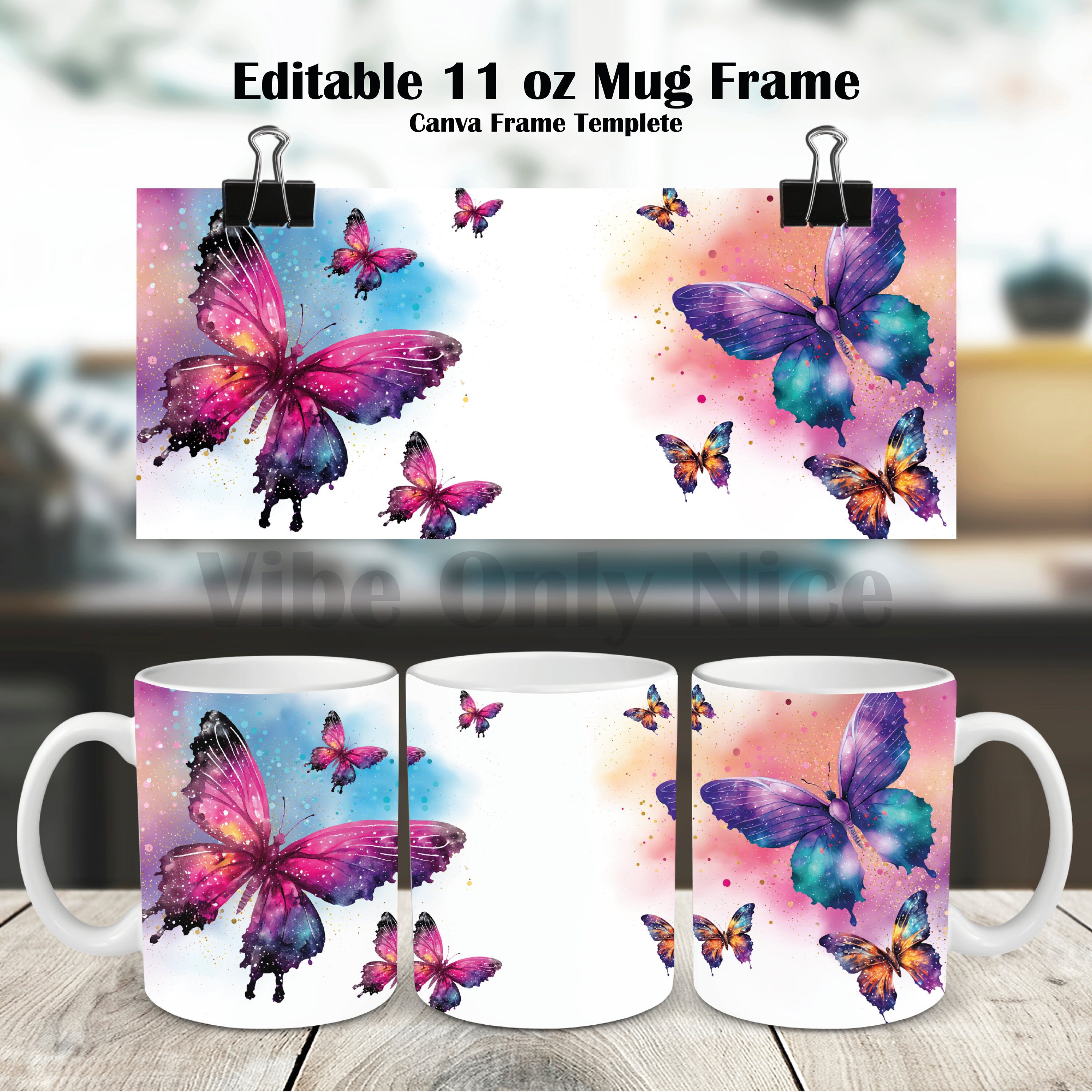 Editable 11oz Mug Frame. Canva Frame Templete. Easy Use. Creating Ads ...