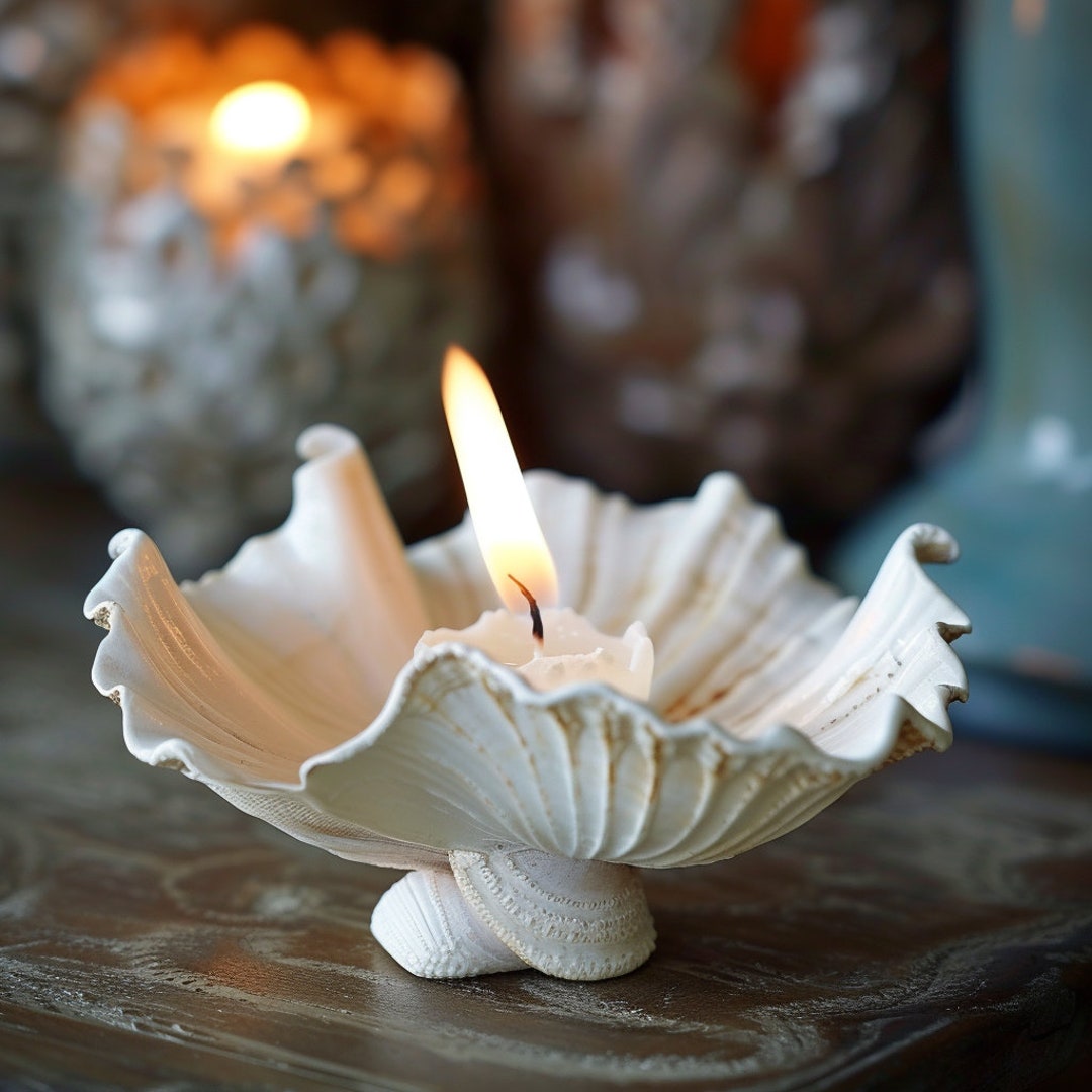 Crafting Unique Candle Holders With Shells - Etsy