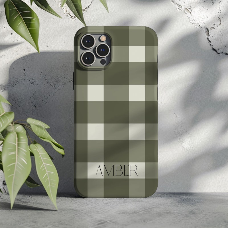 iPhone 16 Pro Case Gingham - Etsy