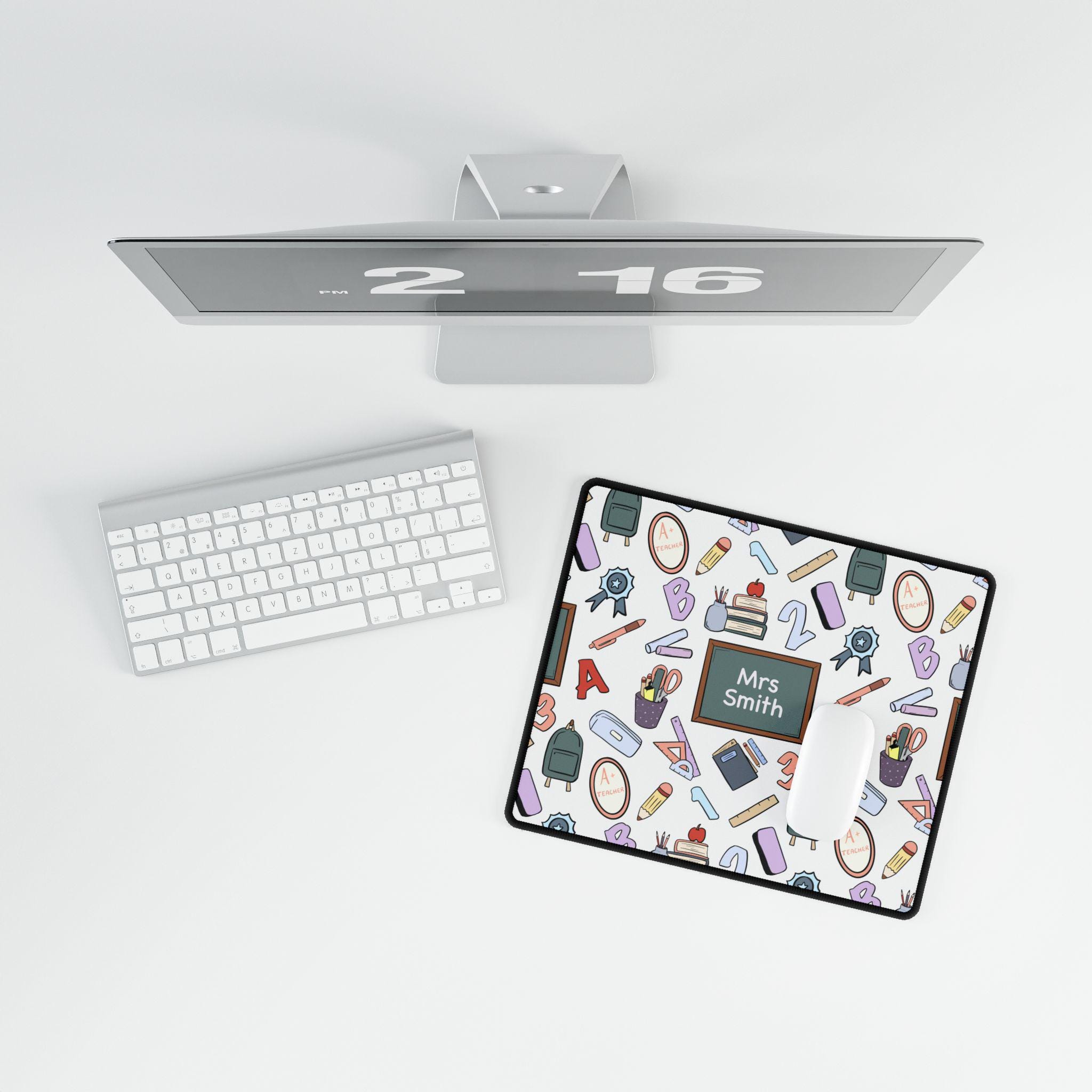 Personalised Teacher Desk Mat Custom Desk Pad for Teacher Desk ...