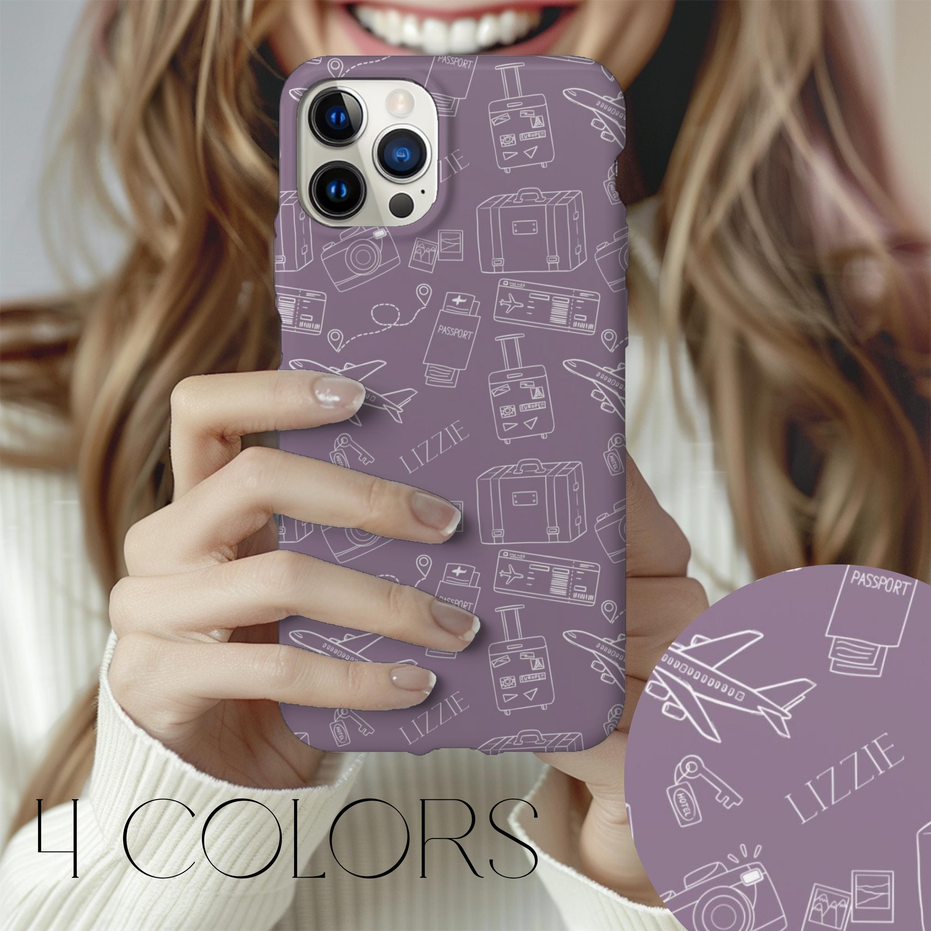 Minimalist Travel Phone Case Personalized Gift for Friend Gift for ...