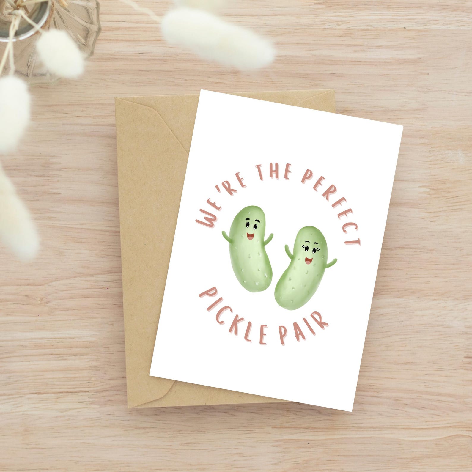 Printable Pickle Card for Boyfriend Greeting Card for Girlfriend ...