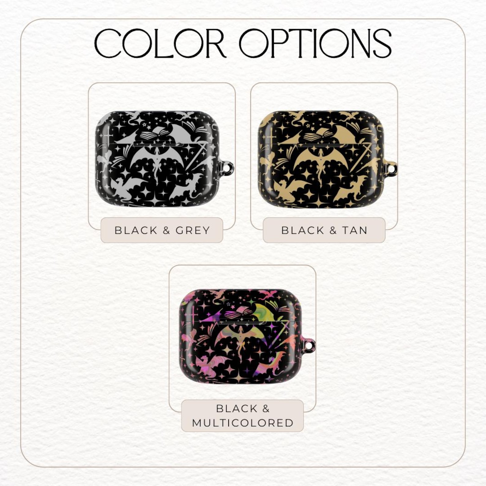 Custom Dragon AirPod Case 2 Gen 1 and 3 AirPod Pro Case 1 2 ...