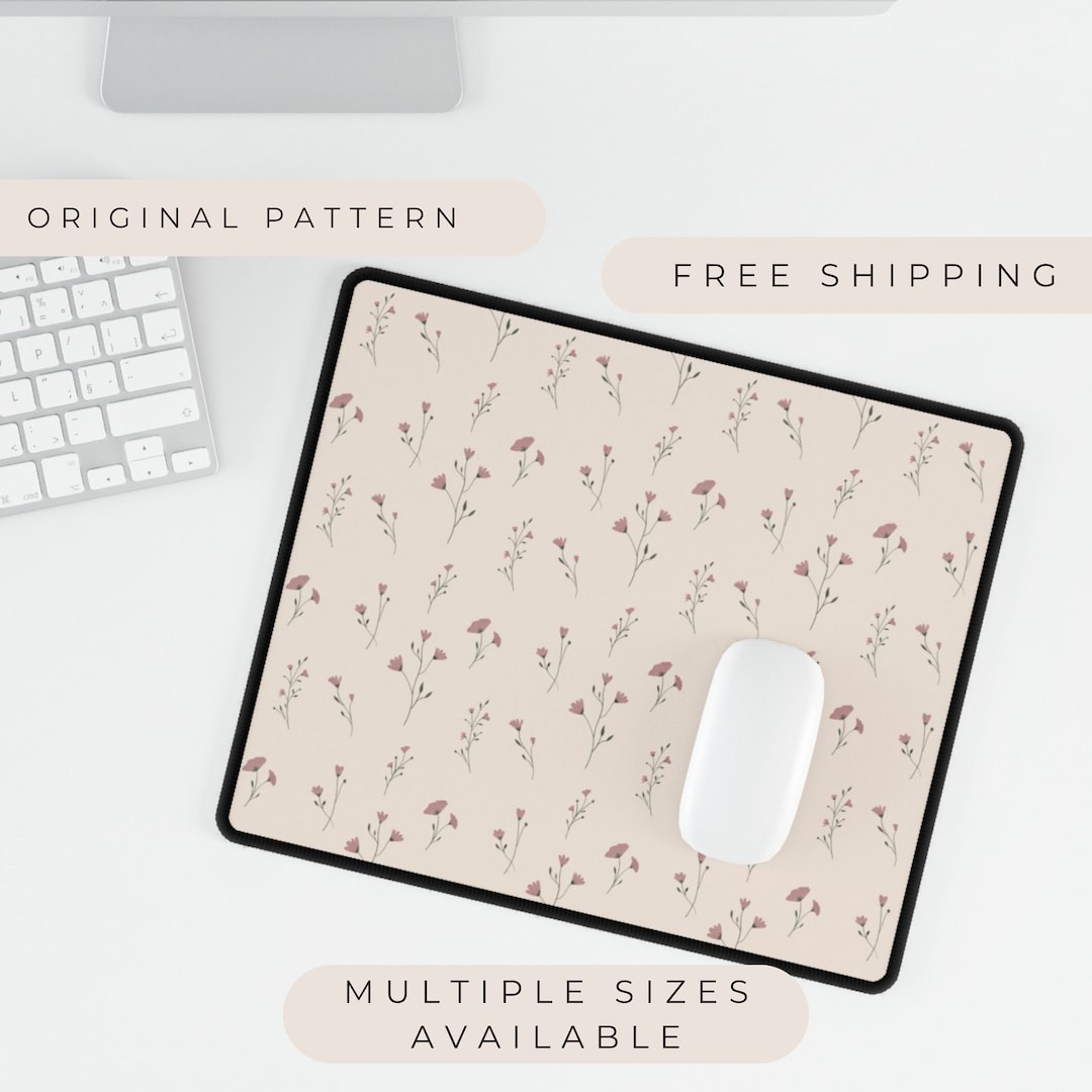 Floral Desk Mat for Home Office Decor Aesthetic Desk Mat Large Desk Pad ...
