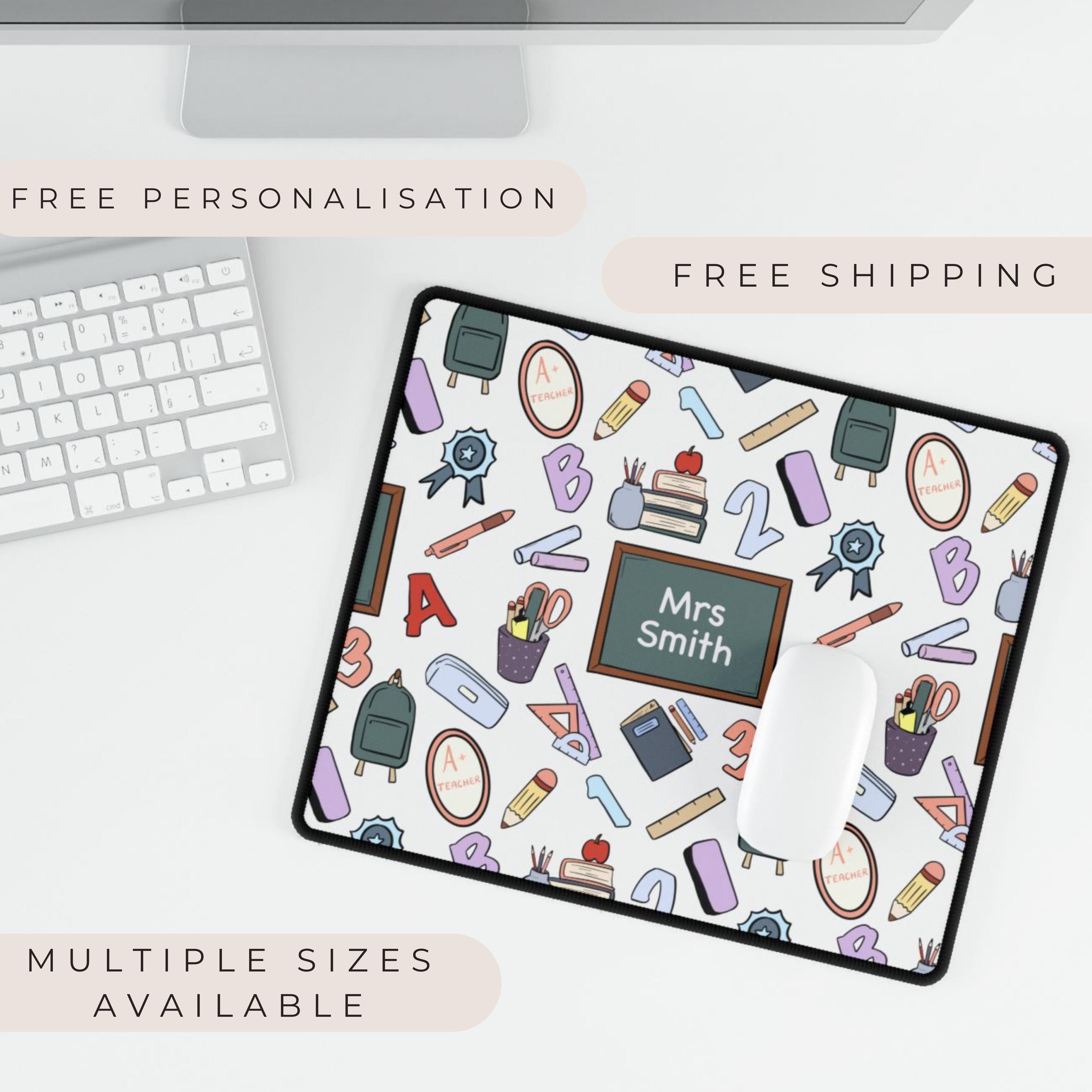 Personalised Teacher Desk Mat Custom Desk Pad Gift for Teacher Desk ...