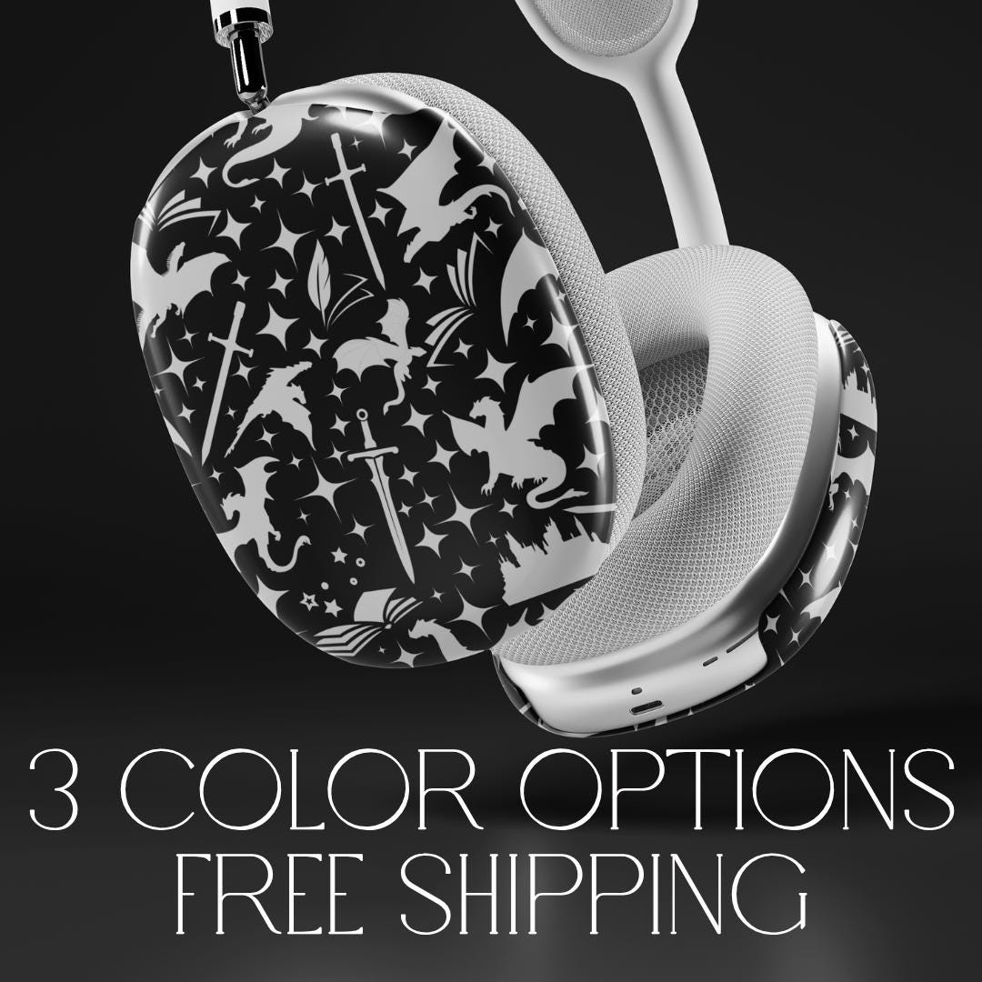 Dragon AirPod Max Case for Book Lover Gift for Gamer Fantasy Max Case ...