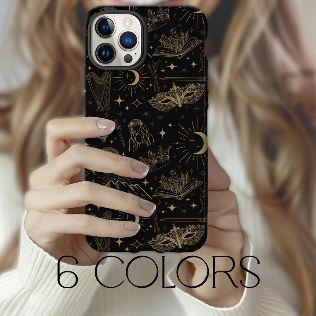 Fantasy Phone Case for Bookworm Gift iPhone 16 Case Starry Night Phone ...