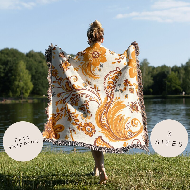 Paisley Throw - Etsy UK