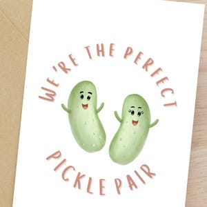 Printable Pickle Card for Boyfriend Greeting Card for Girlfriend ...