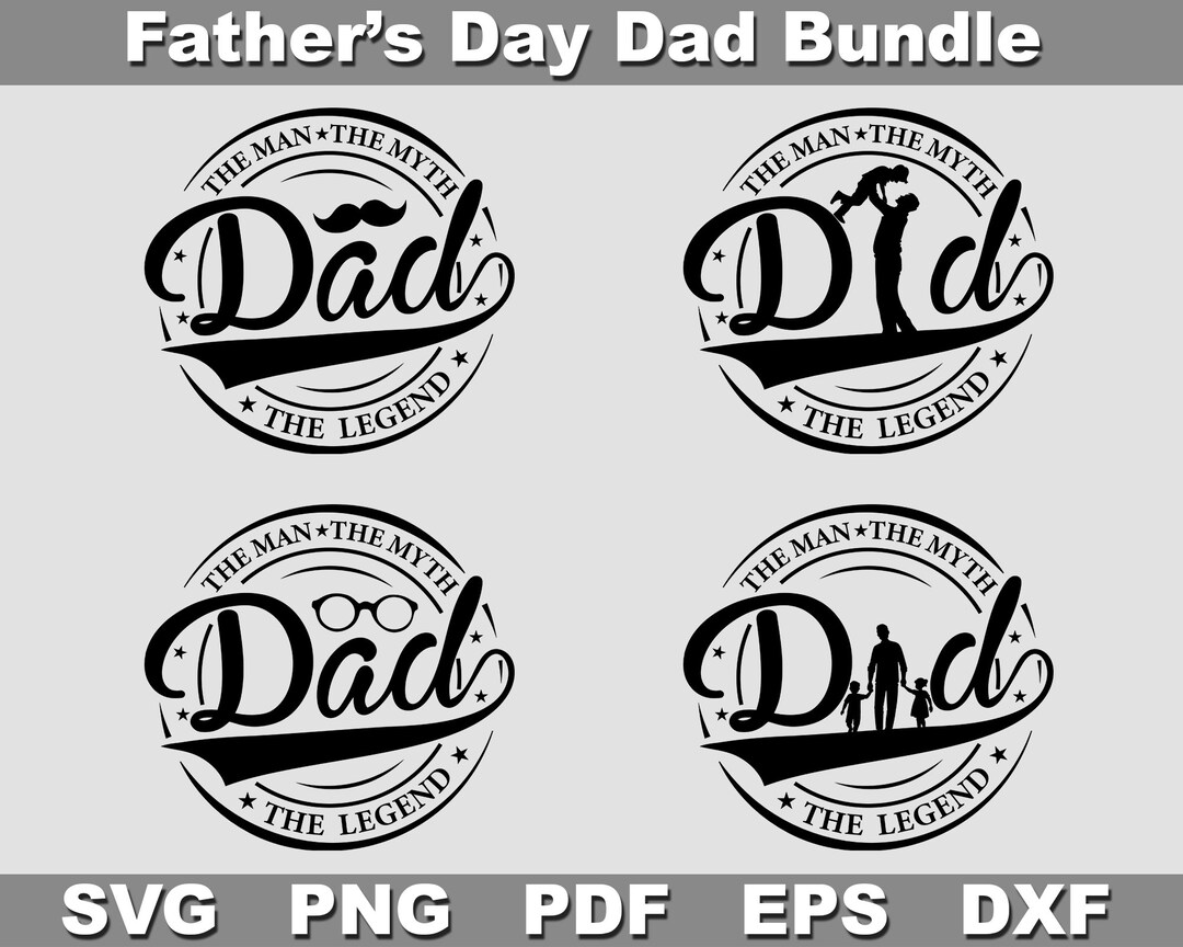 Fathers Day Svg Bundle, Dad Svg, Father Svg, Papa Svg, Best Dad Ever ...