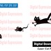 Wall Art Svg, Mouse Svg, Cat Svg, Mouse and Cat Wall Art Svg, Laser Cut ...