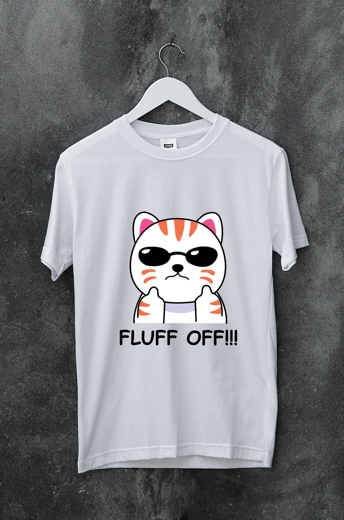 Funny Cat SVG, Cat Fluff off SVG, Cat Middle Finger, Cute Kitten SVG ...