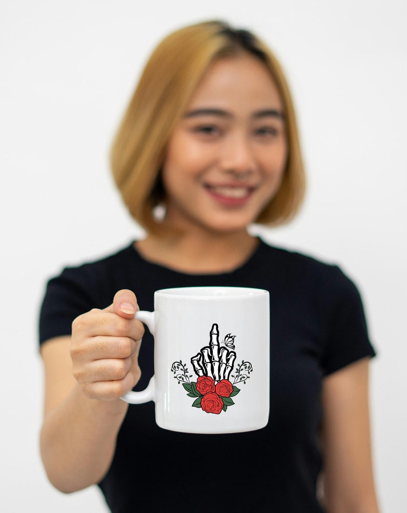 Skeleton Middle Finger, Middle Finger SVG, Middle Finger Cricut, Middle ...