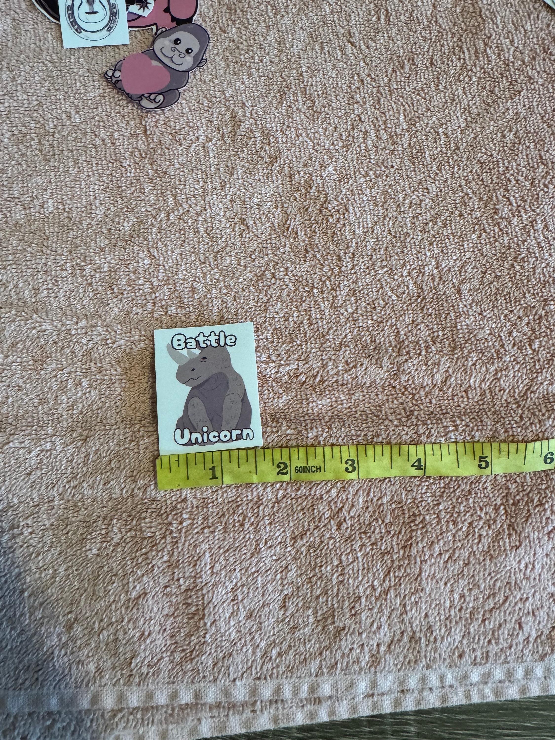 Battle Unicorn, Laptop Sticker, Water Bottle, Hard Hat, Hat, Cute, Gift ...