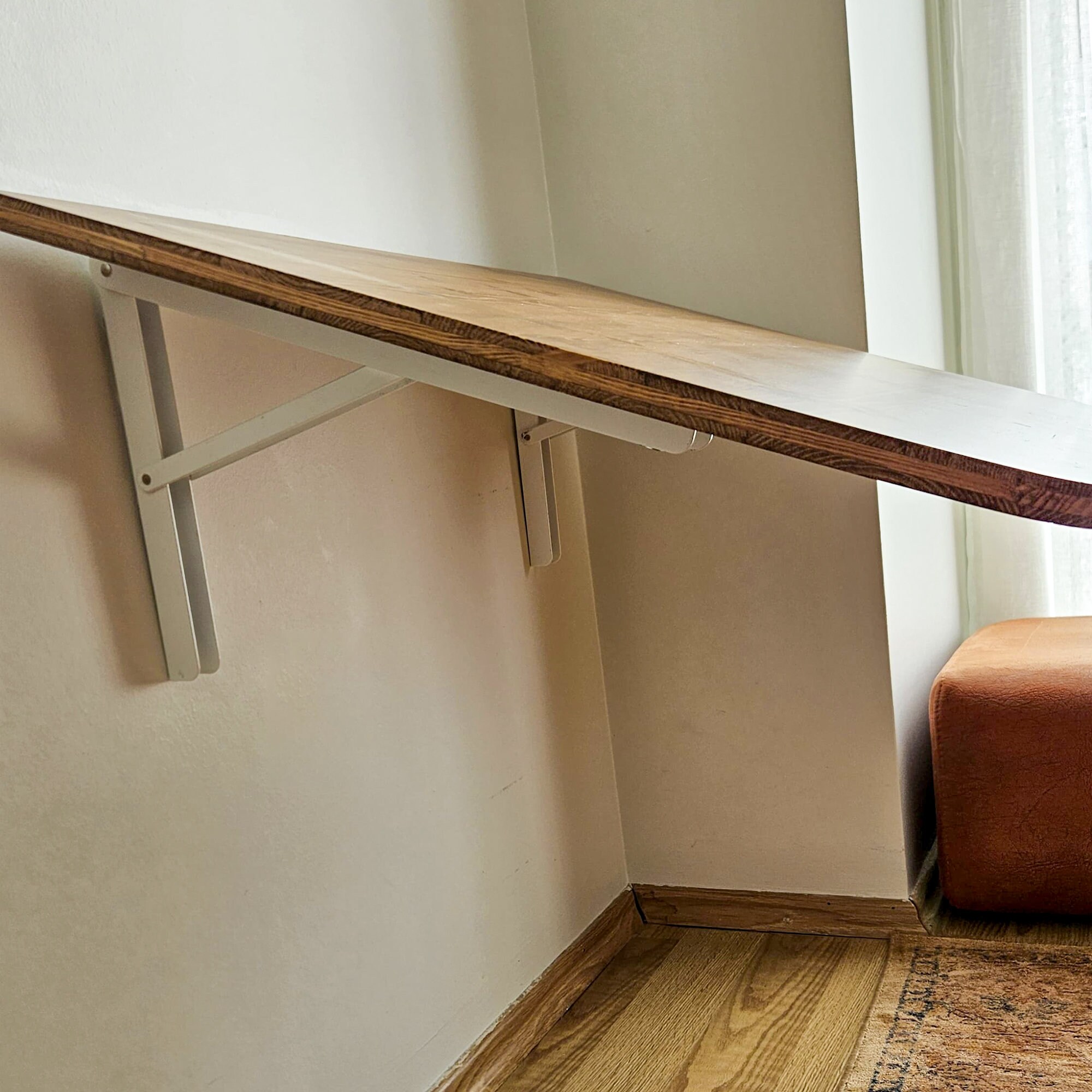 Handcrafted Murphy Desk, Study Table, Wall Mounted & Floating Function ...