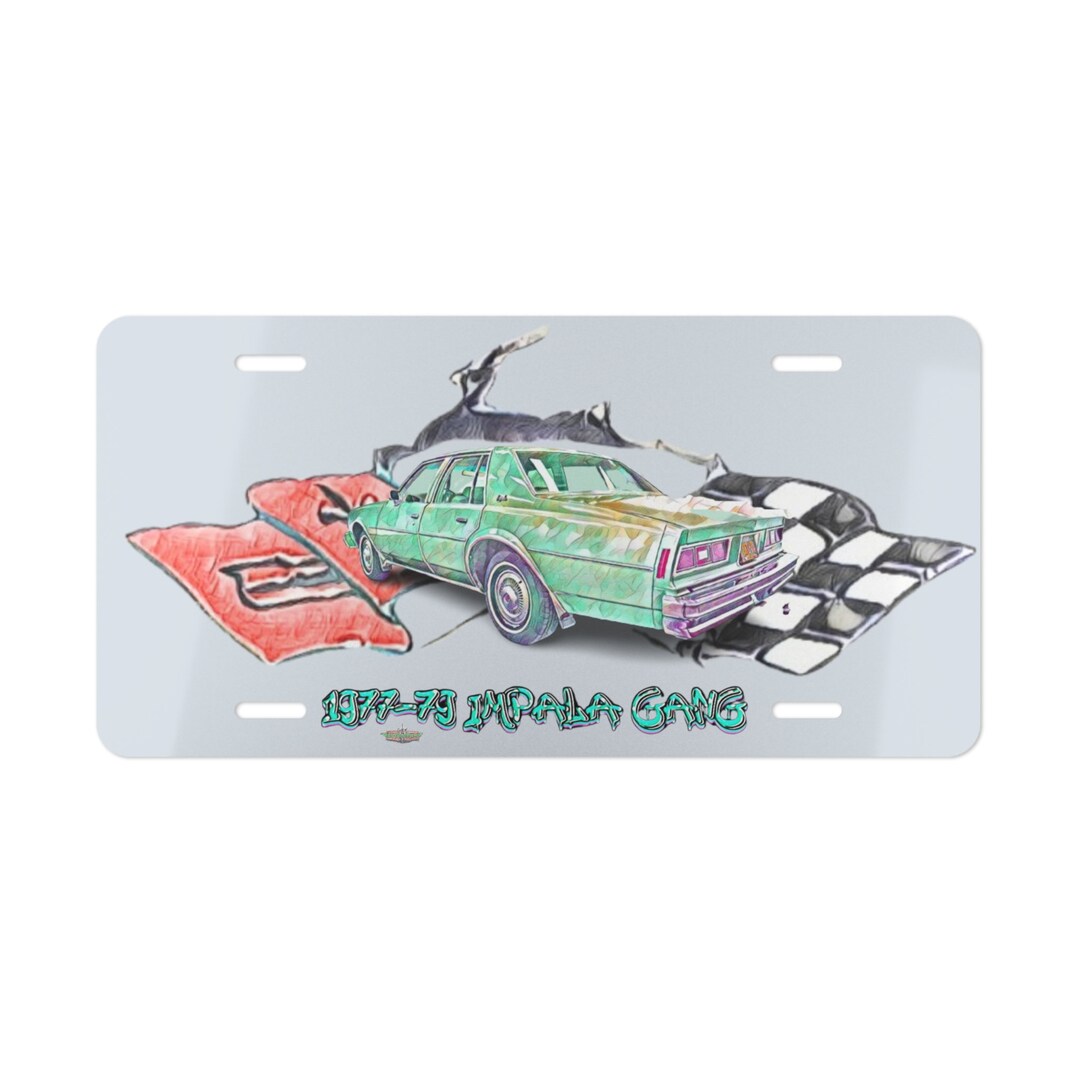 New Bcm Box Chevy 1977-79 Impala Og Vanity Plate for Impala Gang - Etsy
