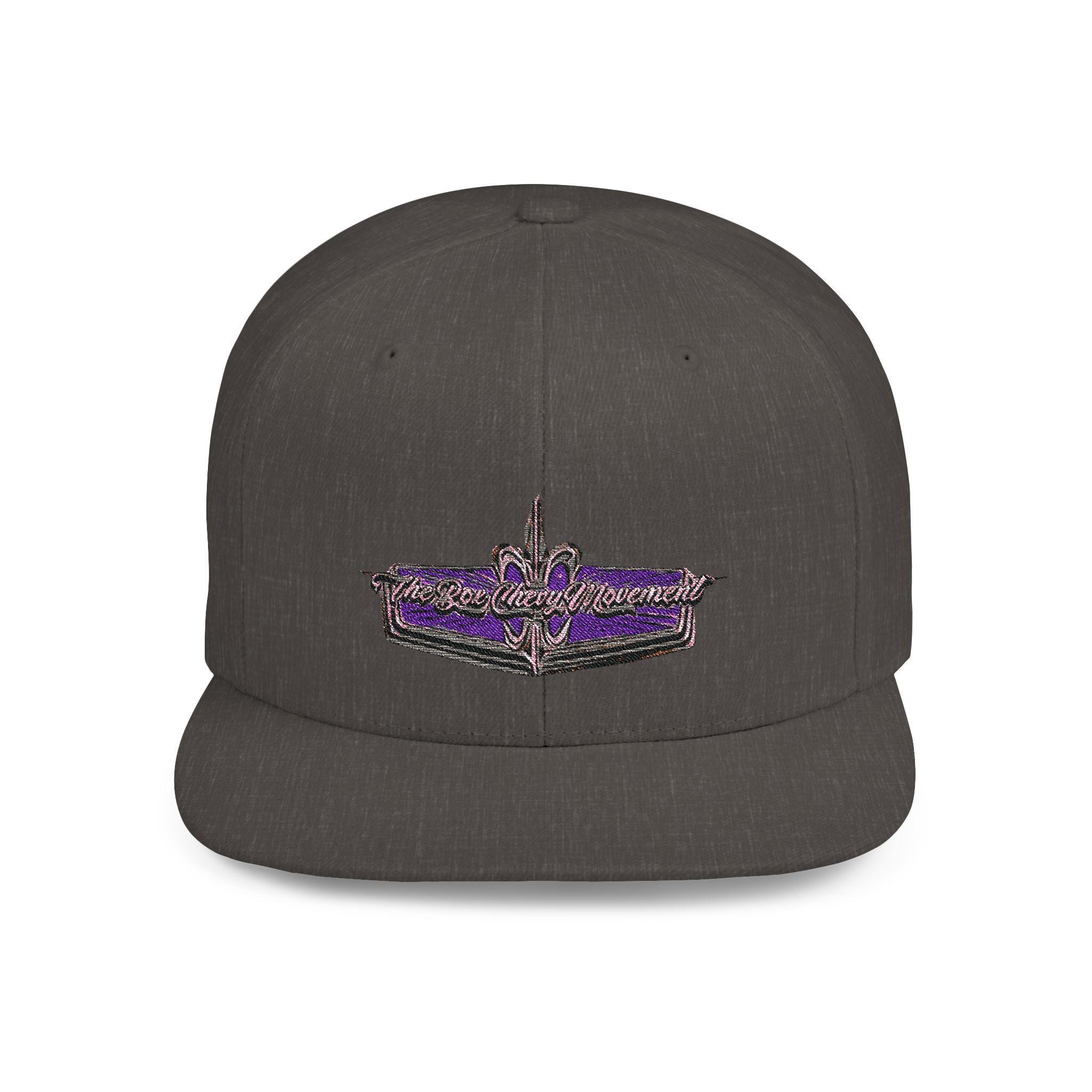 BCM Box Chevy Movement Box Chevy Logo Purple Flat Bill Snapback - Etsy
