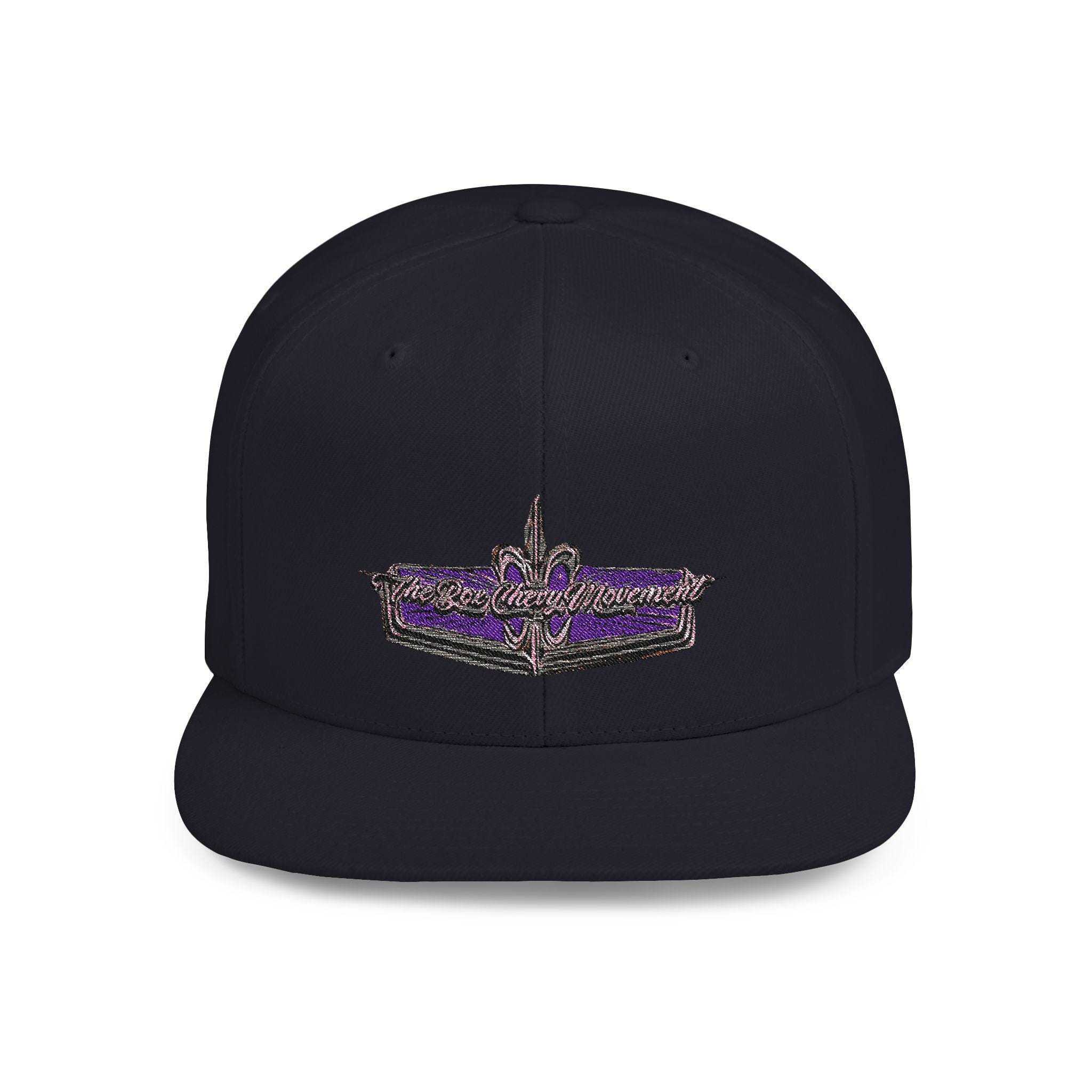 BCM Box Chevy Movement Box Chevy Logo Purple Flat Bill Snapback - Etsy