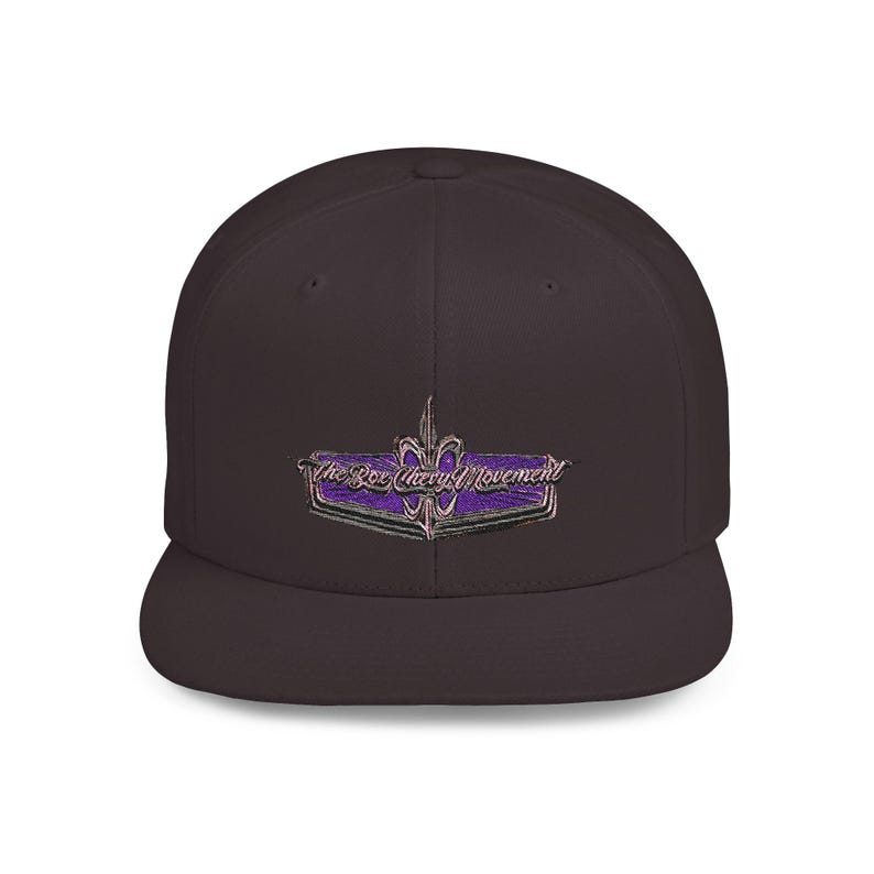 BCM Box Chevy Movement Box Chevy Logo Purple Flat Bill Snapback - Etsy