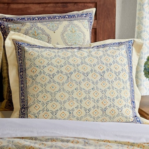 Morning Dew (CP) ~ French Country Pillow Case, Trellis Yellow Pillow ...