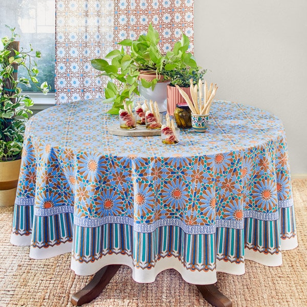 Round Tablecloth Moroccan - Etsy