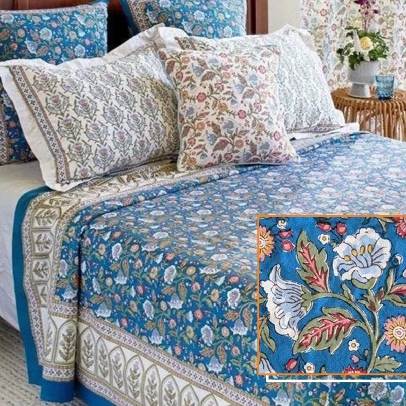 Boho Bedspread - Etsy
