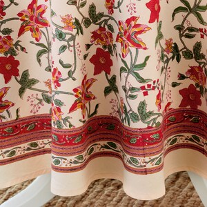 Oriental Table Cloth, Round Table Cloth, Moroccan Tablecloth, Marrakesh ...