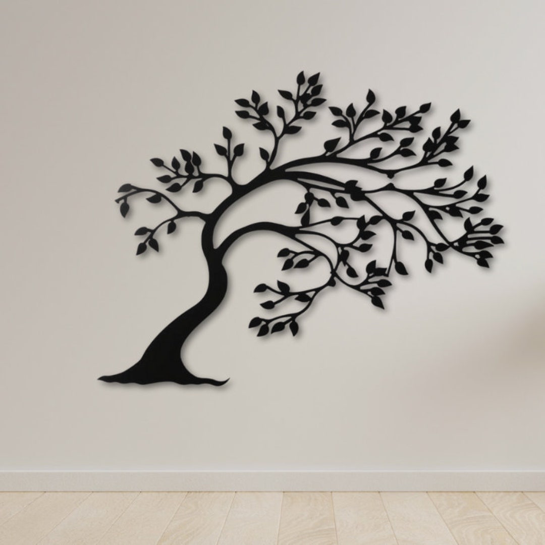 Metal Olive Tree of Life Family Tree Wall Art, Tree Wall Decoration ...