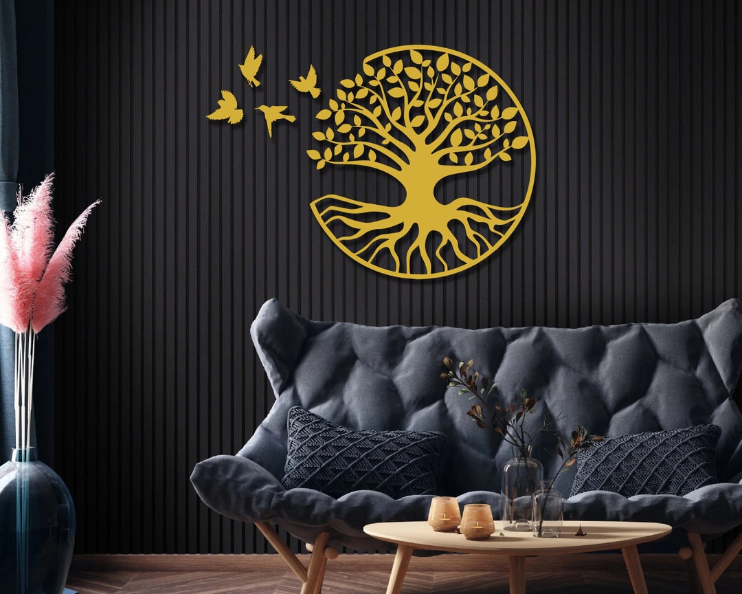 Tree of Life Metal Wall Art, Metal Tree of Life, Tree Cut Out, Tree of ...