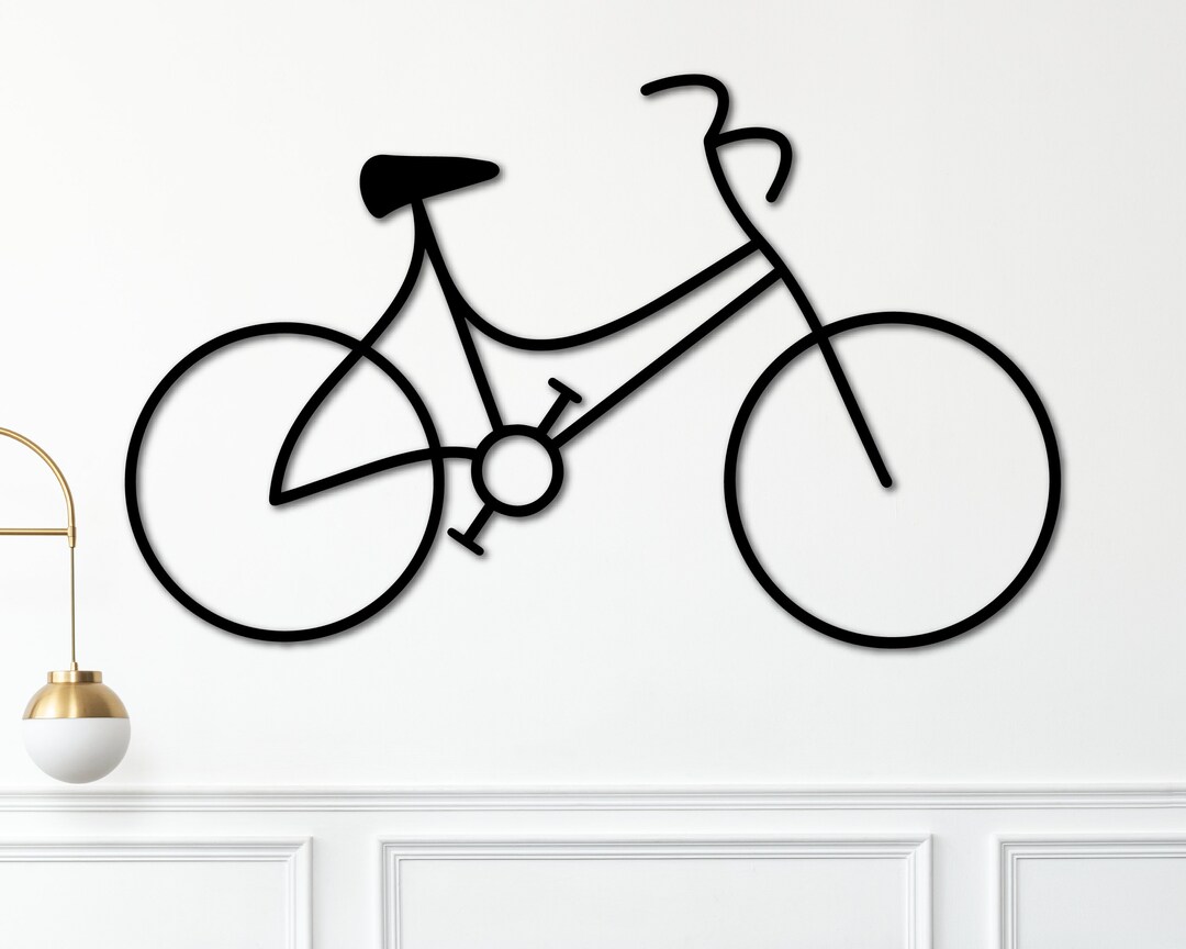 Bicycle Wall Art, Metal Bicycle Decor, Peloton Wall Art, Bike Lover ...