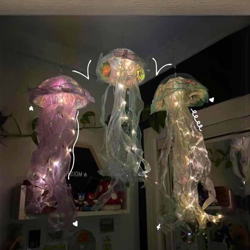 Jellyfish Hanging Lamp Vellum - Etsy Canada