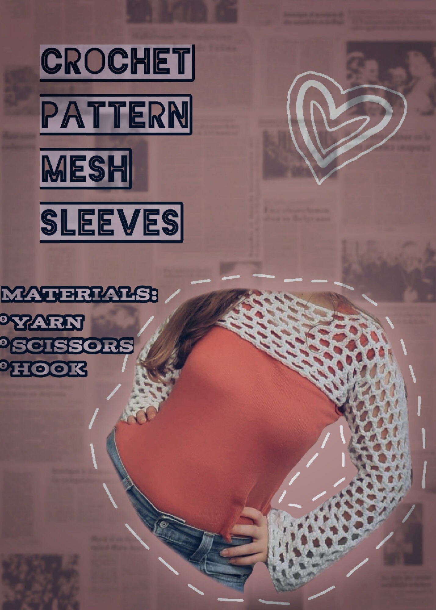CROCHET PATTERN Mesh Sleeves - Etsy