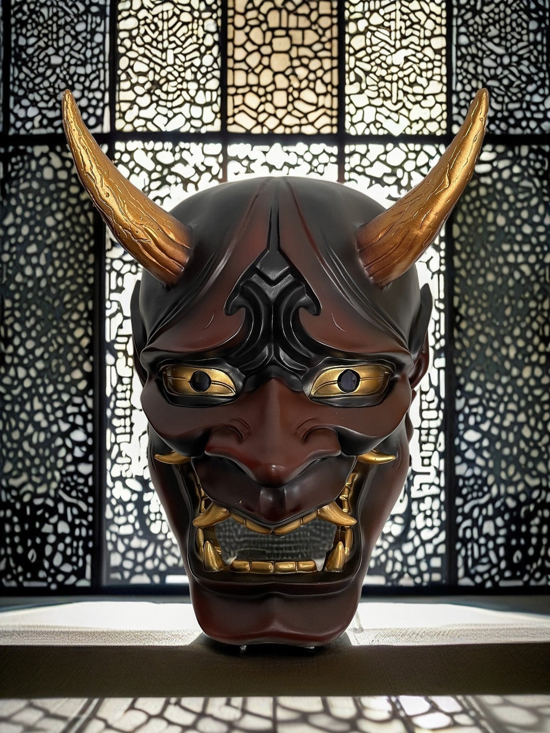 Japanese Hannya Mask / Hannya Mask / Exorcism Mask / Horror Mask ...
