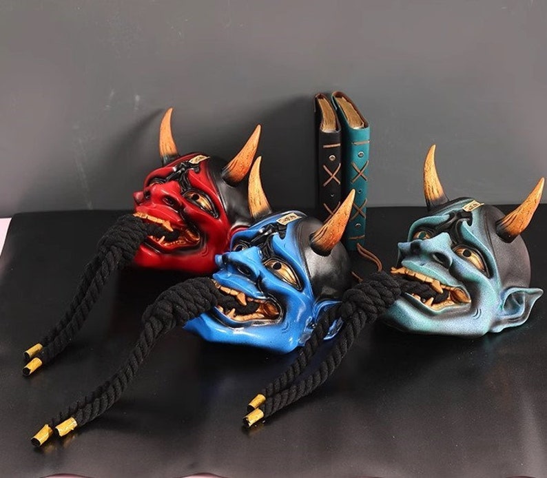 Japanese Hannya Mask / Hannya Mask / Wall Decoration / Demon-banishing ...