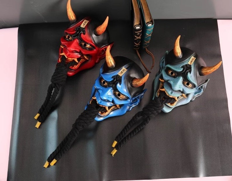 Japanese Hannya Mask / Hannya Mask / Wall Decoration / Demon-banishing ...